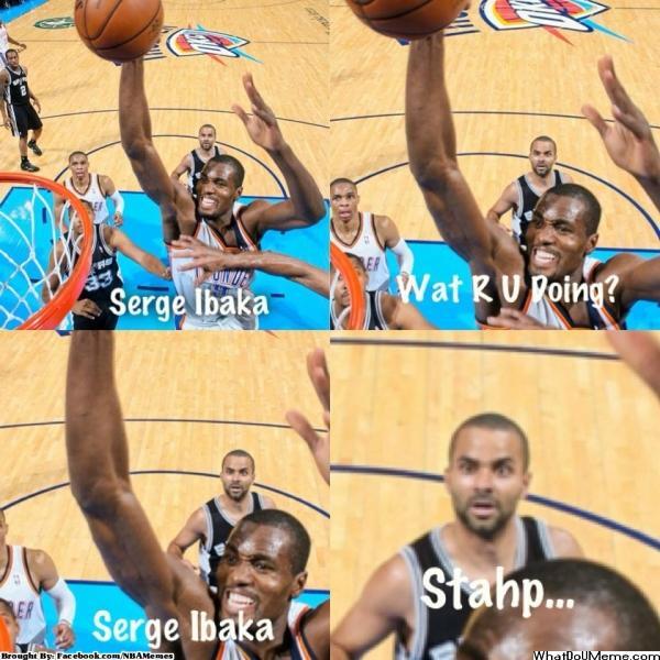 Serge Ibaka Memes Bosh's Winning Return Gets Mixed Reception ESPN