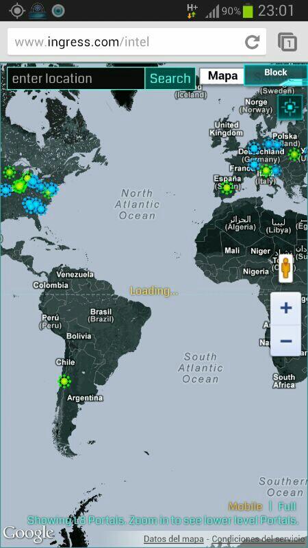 Ingress Intel Map