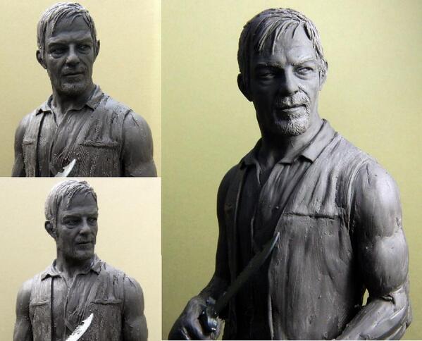 Norman Reedus Sculpture