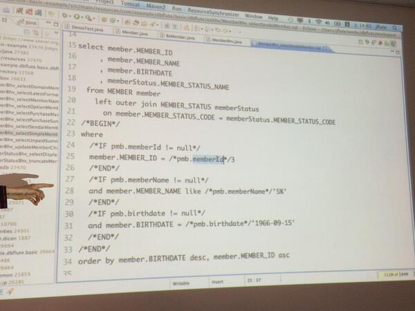 2013/4/27(土)開催 DBFlute勉強会 in 仙台「DBFluteで攻めのDB生活を」まとめ (2ページ目) - Togetter [トゥギャッター]