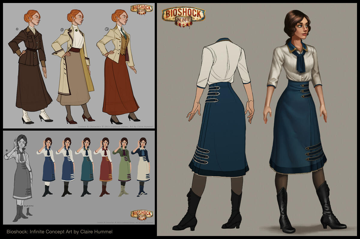 Bioshock Infinite Elizabeth Concept Art