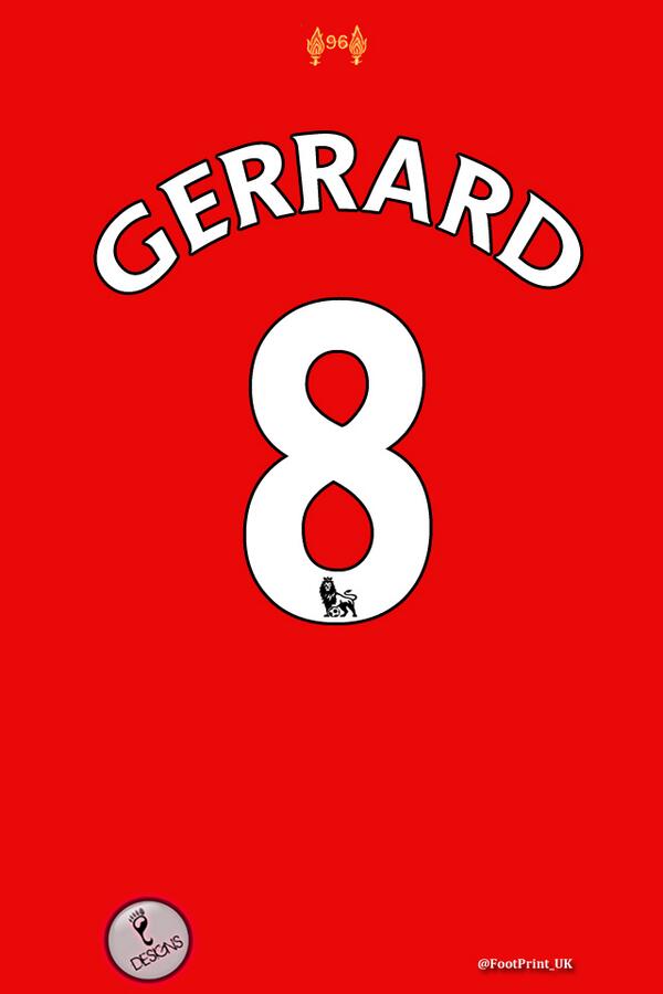 Steven Gerrard Number
