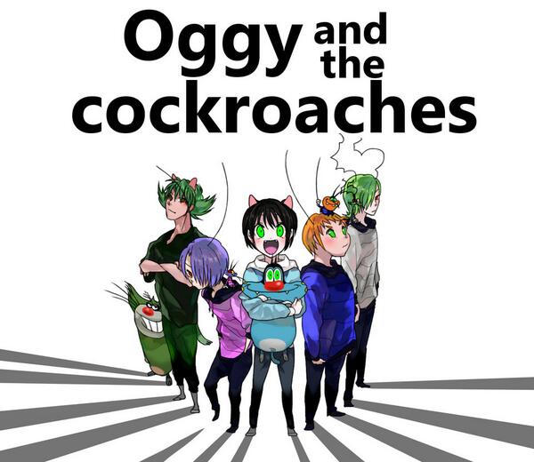 Oggy And The Cockroaches Anime Version