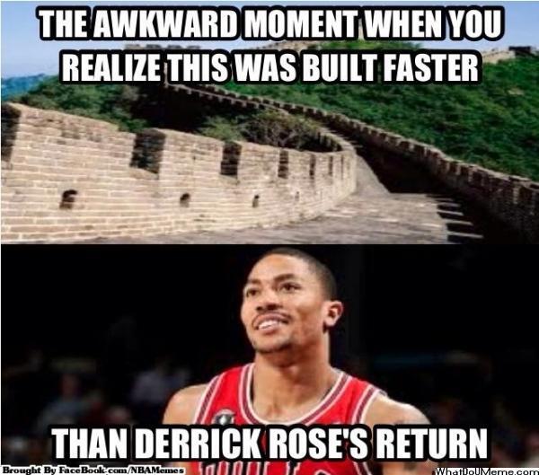 Derrick Rose Return Meme