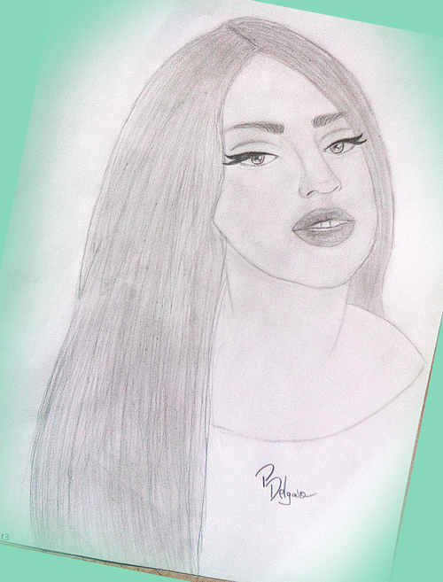 Lady Gaga Easy Drawing