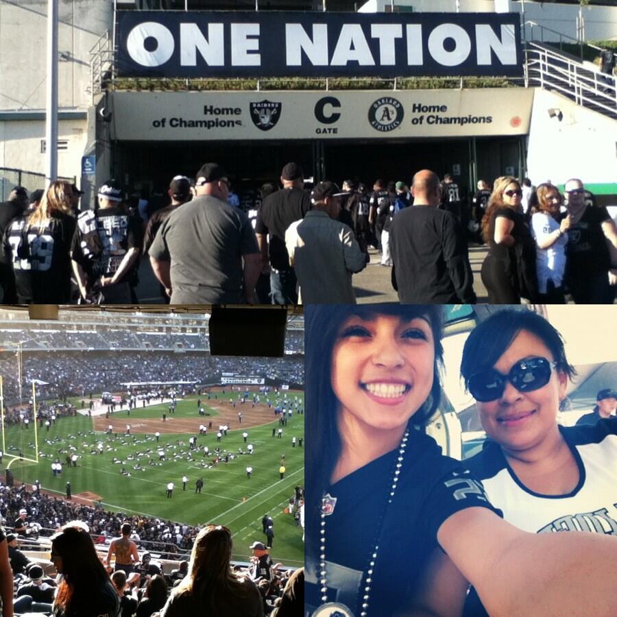 certified bad bitch♥ on Twitter: "my first raider game last year w. my momma ♥🏈>>>> http://t.co ...