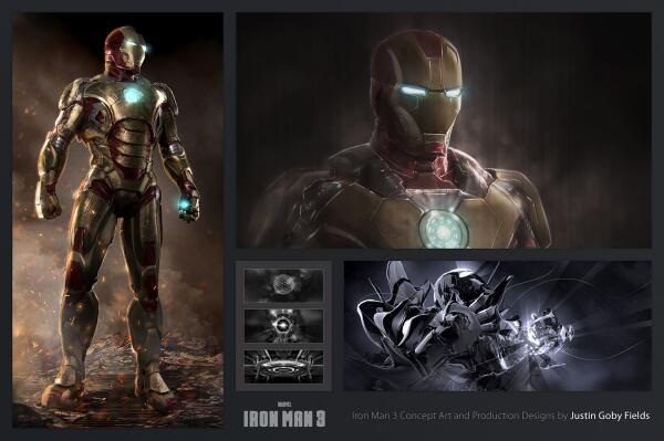 Iron Man 3 Armor Concept Art