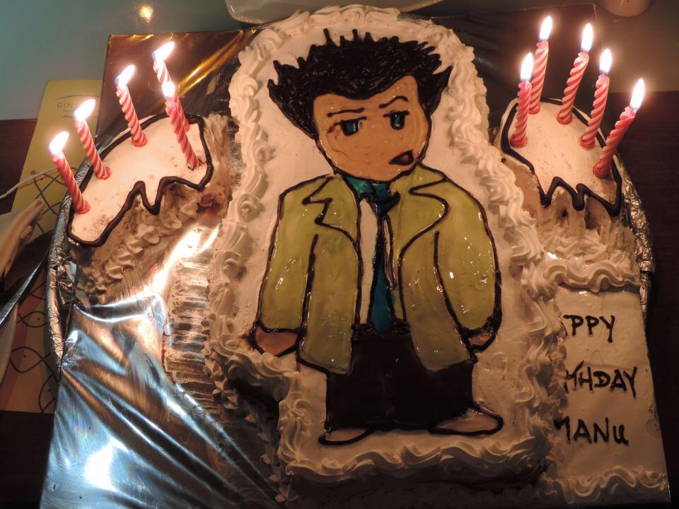 Castiel Birthday Cake