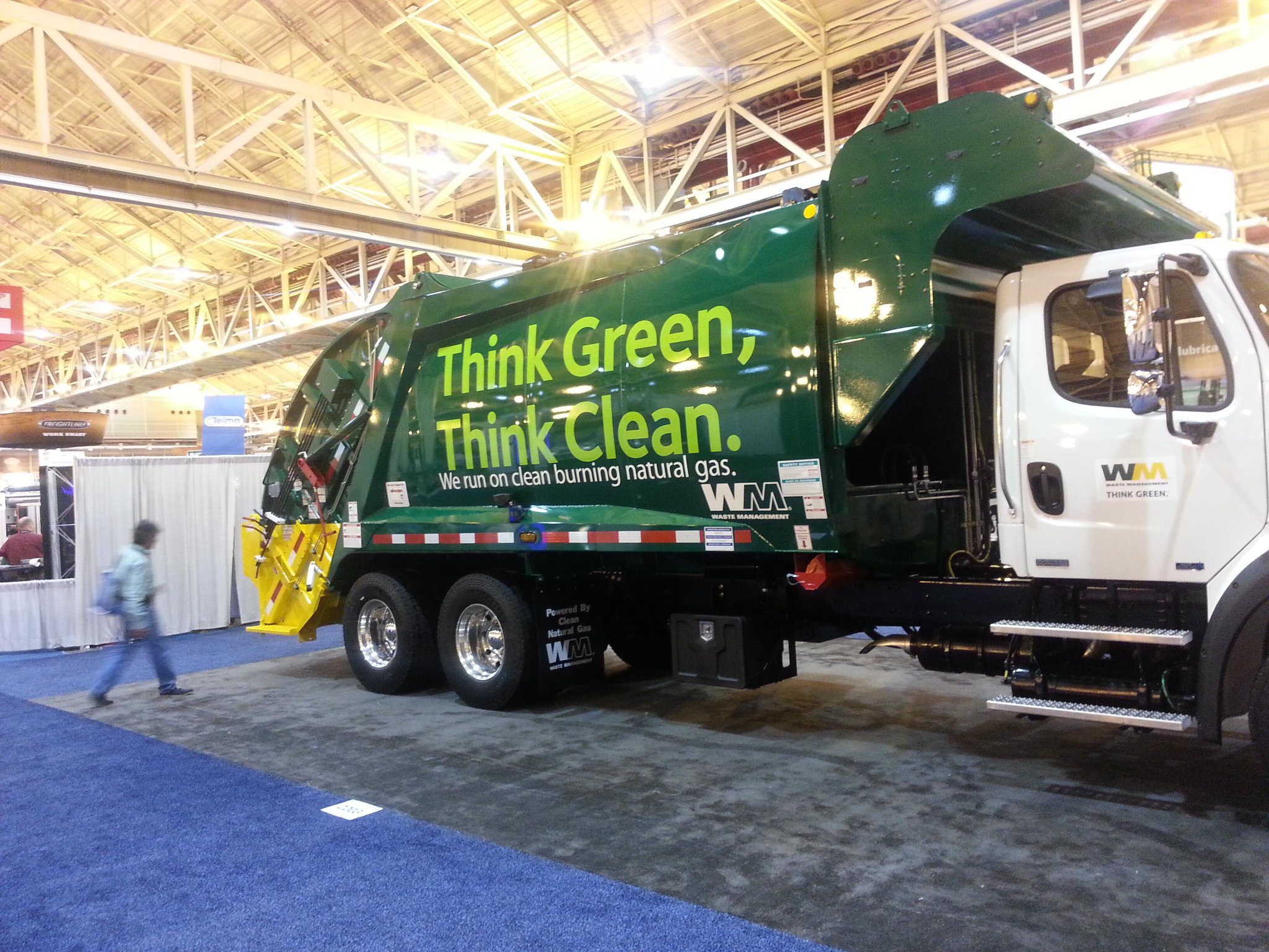 Waste Management Think Green Logo 1,921 Management Truck Waste Stock