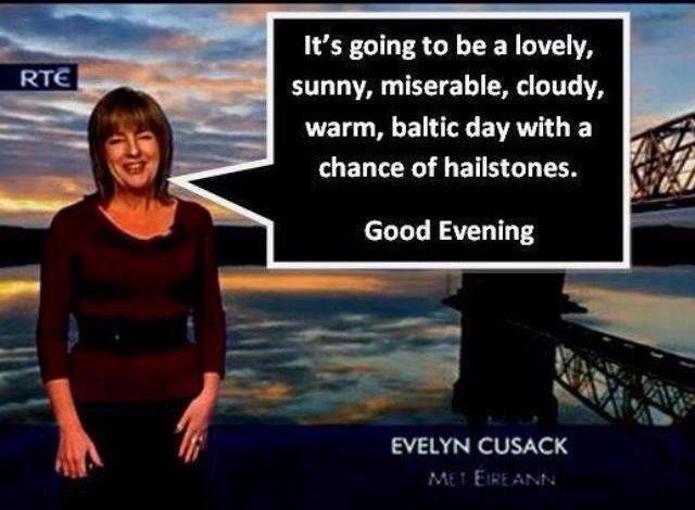 Irish Weather Memes Rain, Hail Or Shine, We Do Love To Give Out About