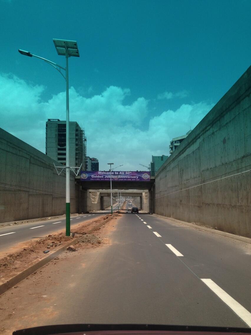 Bole Road Addis Ababa Africa Avenue / Bole Road Main Street In Bole