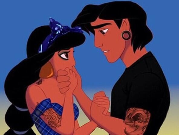 Disney Princess Punk Edits