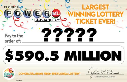 Winning Powerball Check