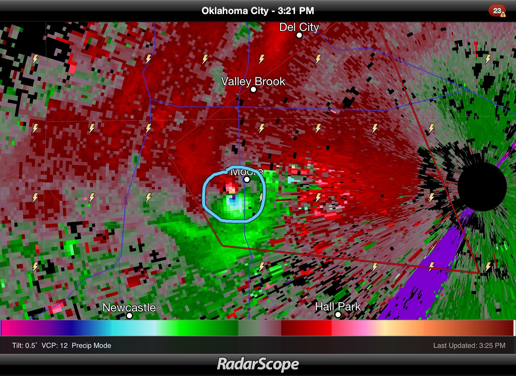 Moore Tornado Radar