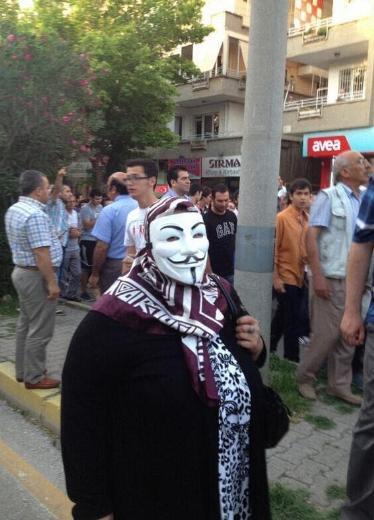Anonymous protester in Turkey : r/anonymous