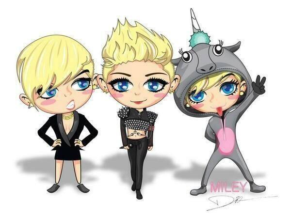 Miley Cyrus Chibi Anime M3SHKA & Txtsu & 1stress | IHeart