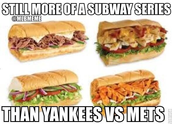 Subway Series Memes Pizza Rats Play Tug Of War With A Cheese Slice On