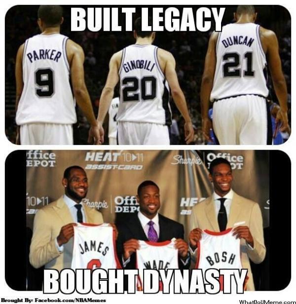 Spurs Heat Meme