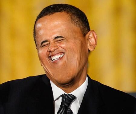 Obama Face Laughing Meme