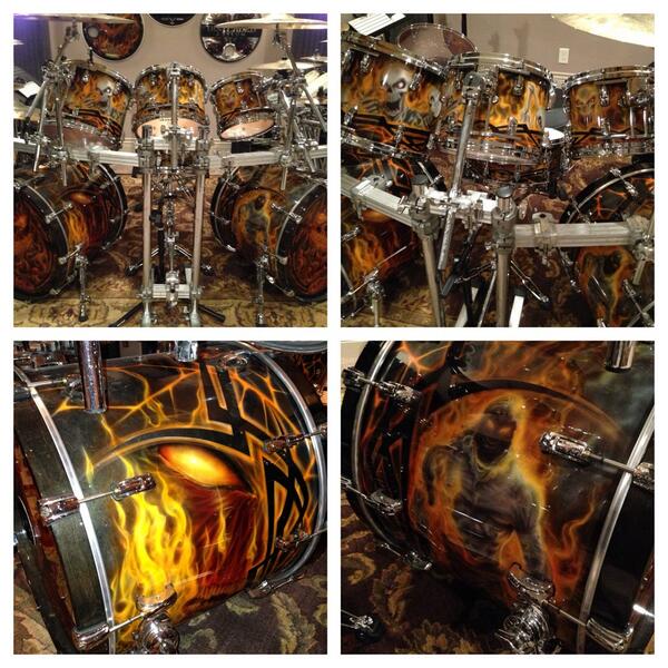Mike Wengren Drum Setup