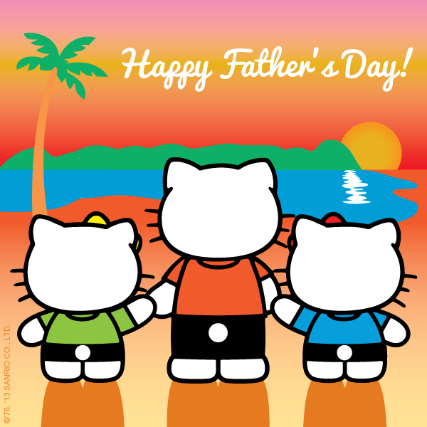 Hello Kitty Happy Fathers Day