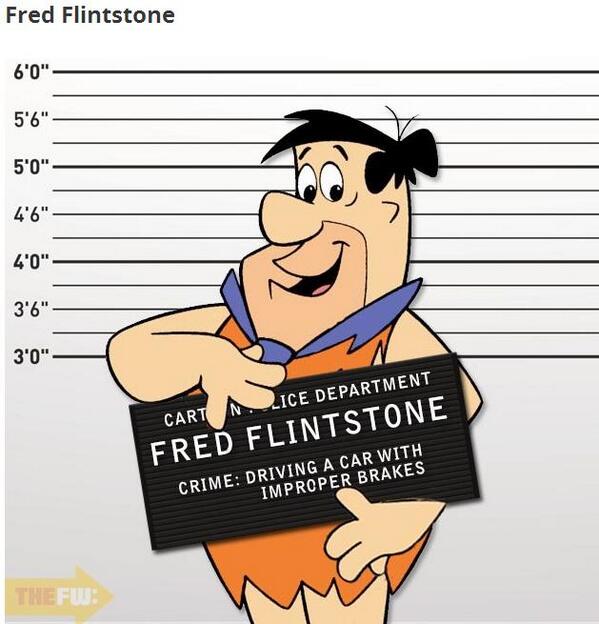 Fred Flintstone Car Brakes