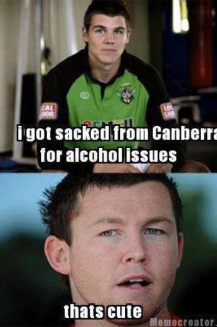 Todd Carney Memes Todd Carney's Impact In Rugby League Charity Events