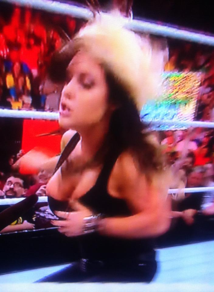 Wwe Kaitlyn Nip Slip