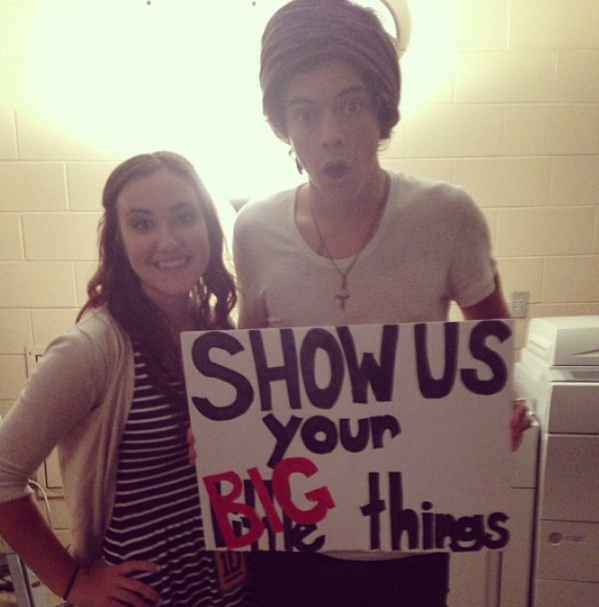 One Direction Concert Signs