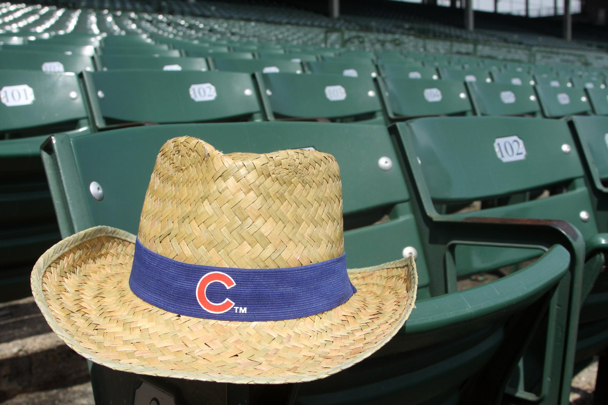 Cubs Straw Fedora