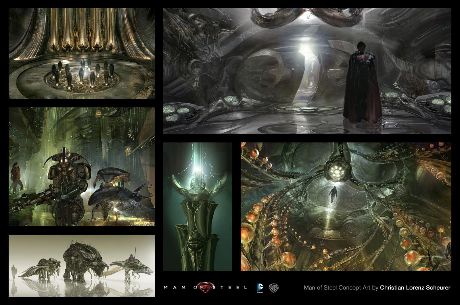 Man Of Steel Krypton Concept Art