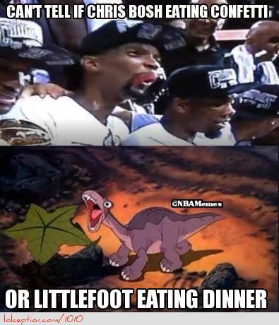 Chris Bosh Raptor Meme Chris Bosh Returns To Basketball For Goren