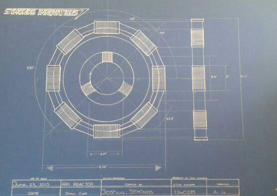 Iron Man Arc Reactor Diagram