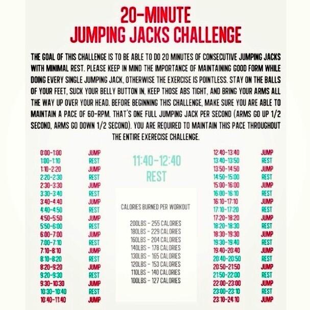 Jumping Jacks Challenge