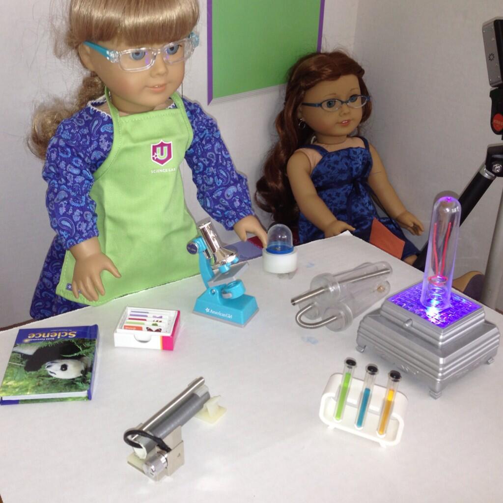 John Hann on Twitter: "American Girl (dolls) finally has a science kit! we augmented it a bit ...