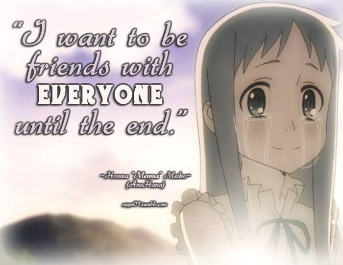 Anime Quotes About Friendship Tumblr