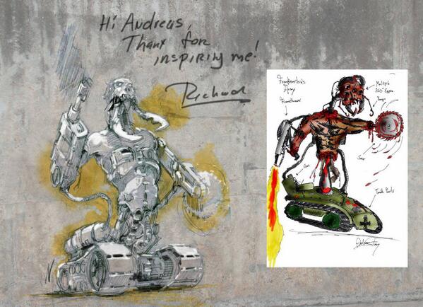 Andreas drew his own fan-made #zombot, which inspired me to bring him ...