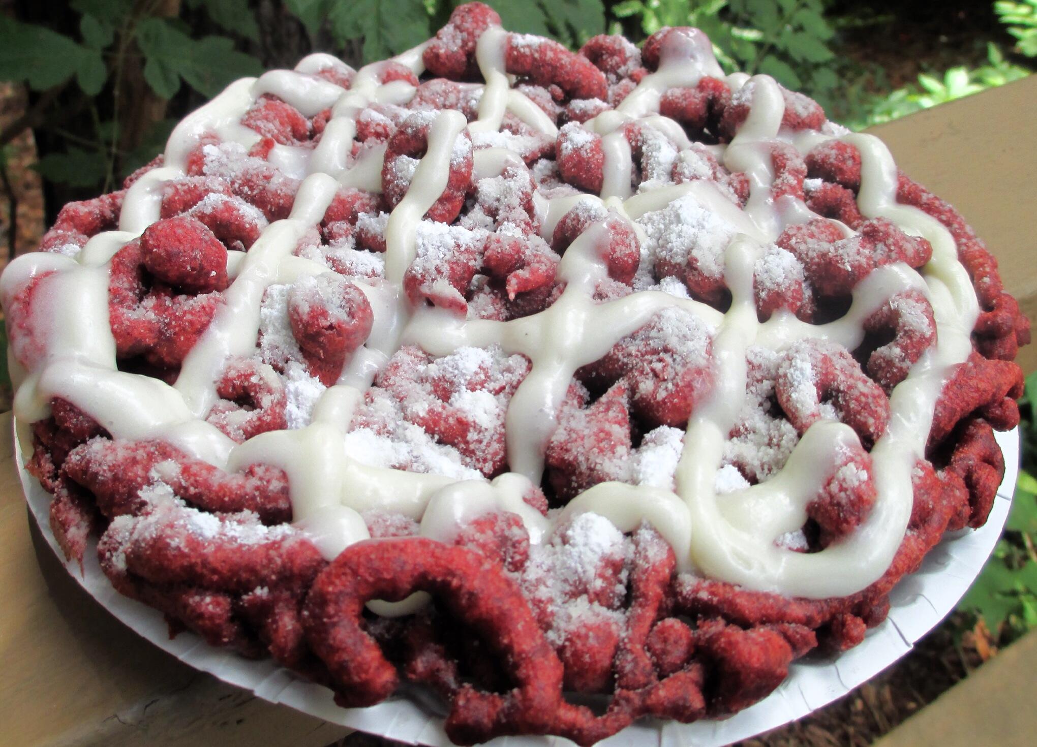 Red Velvet Funnel Cake Recipe