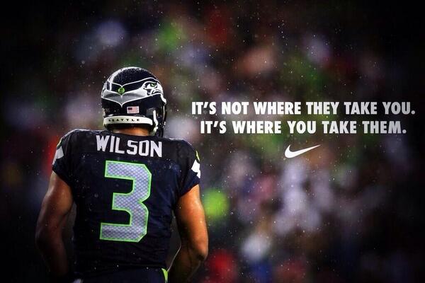 Russell Wilson Its Not Where They Take You