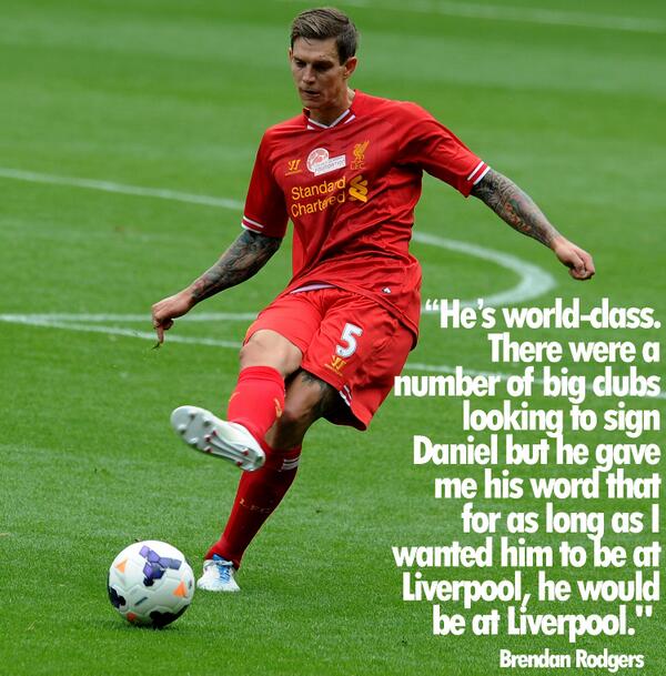 Daniel Agger Liverpool Quotes SPORTbible In Case You've Been
