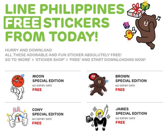 Line Sticker Moon Special Edition