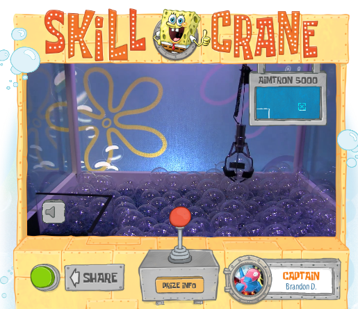 Spongebob Skill Crane