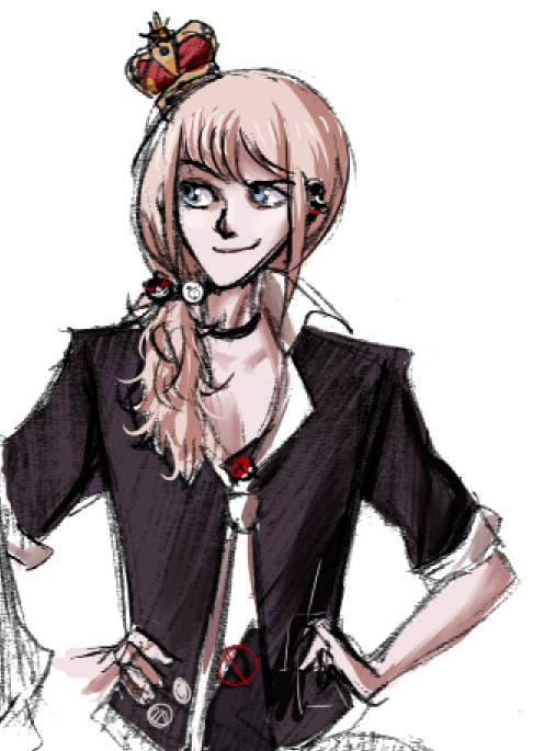 Junko Dangan Ronpa Genderbend