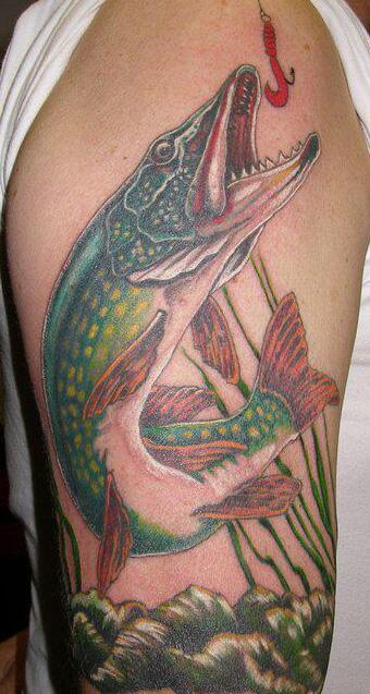 Northern Pike Tattoo