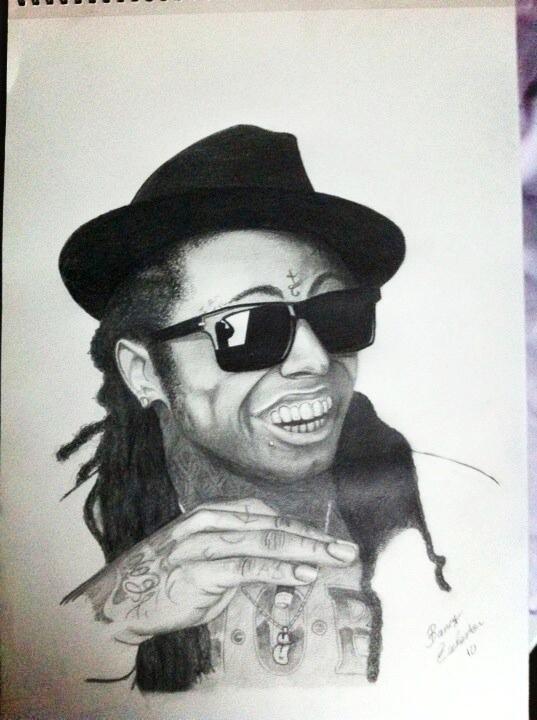 How To Draw Lil Wayne With Pencil