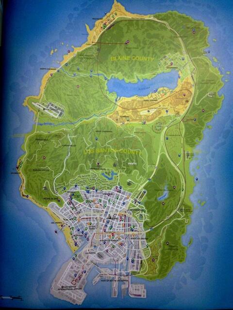 Los Santos Gta V Map