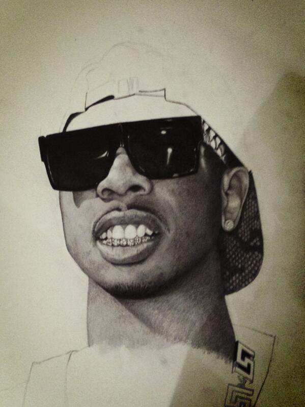 Tyga Pencil Drawings