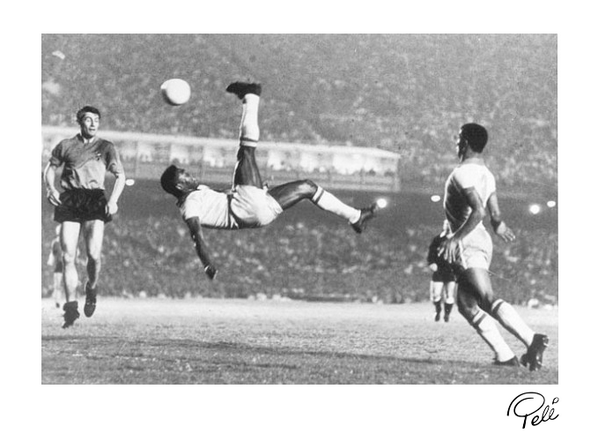 Pele Bicycle Kick In Color