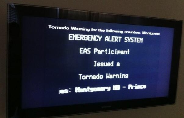 Emergency Alert System Tornado Warning