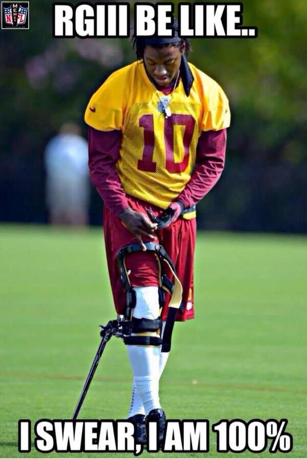 Rg3 Meme RGIII Posts Pic Of He & Wife Shoving Croissant Down His